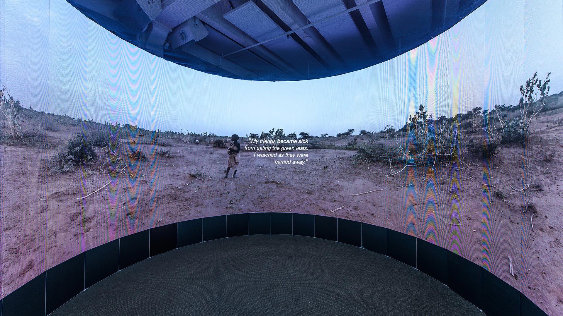 360-degree LED screen was created on Photographic - Adapt